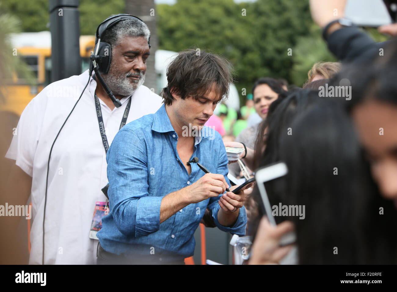 Ian Sommerhalder seen at Universal Studios where he was interviewed for ...