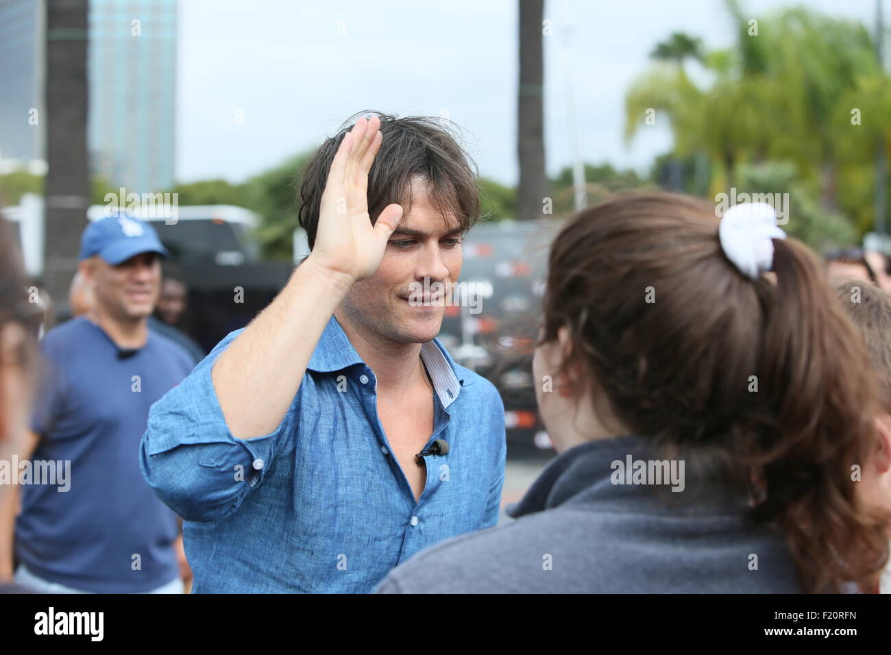 Ian Sommerhalder seen at Universal Studios where he was interviewed for ...