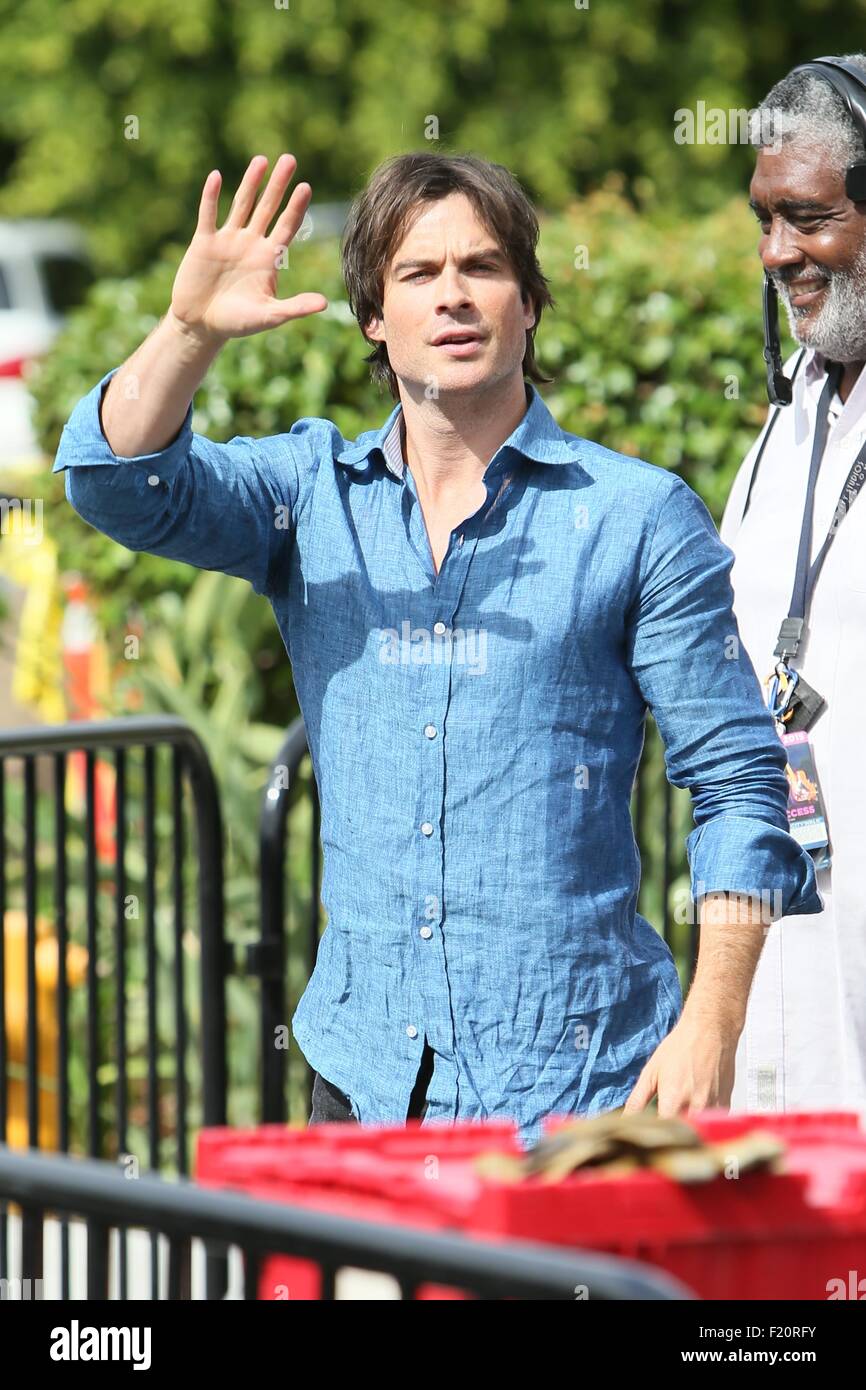 Ian Sommerhalder seen at Universal Studios where he was interviewed for ...
