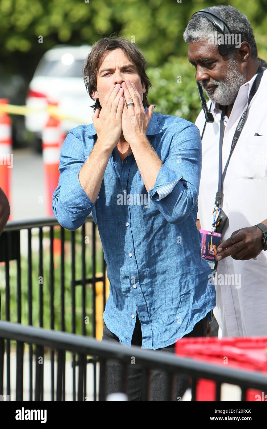 Ian Sommerhalder seen at Universal Studios where he was interviewed for ...
