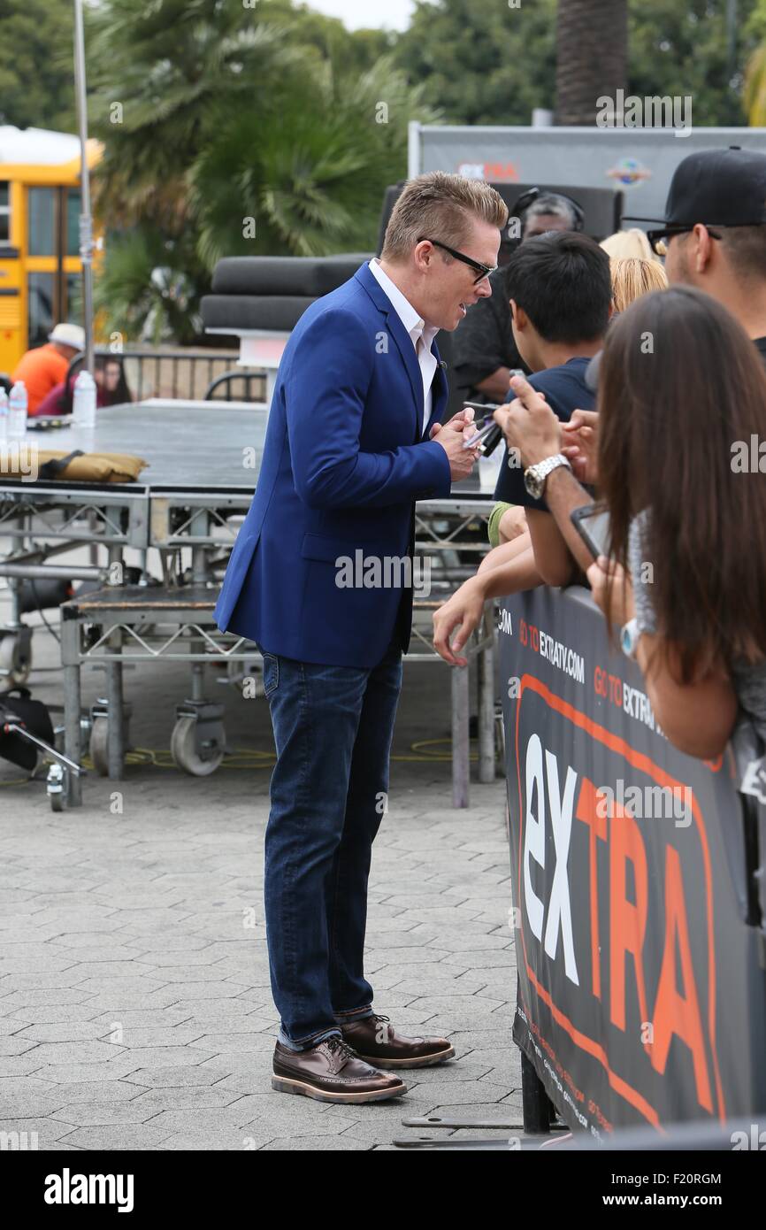 Mark McGrath seen at Universal studios where he was interviewed by ...