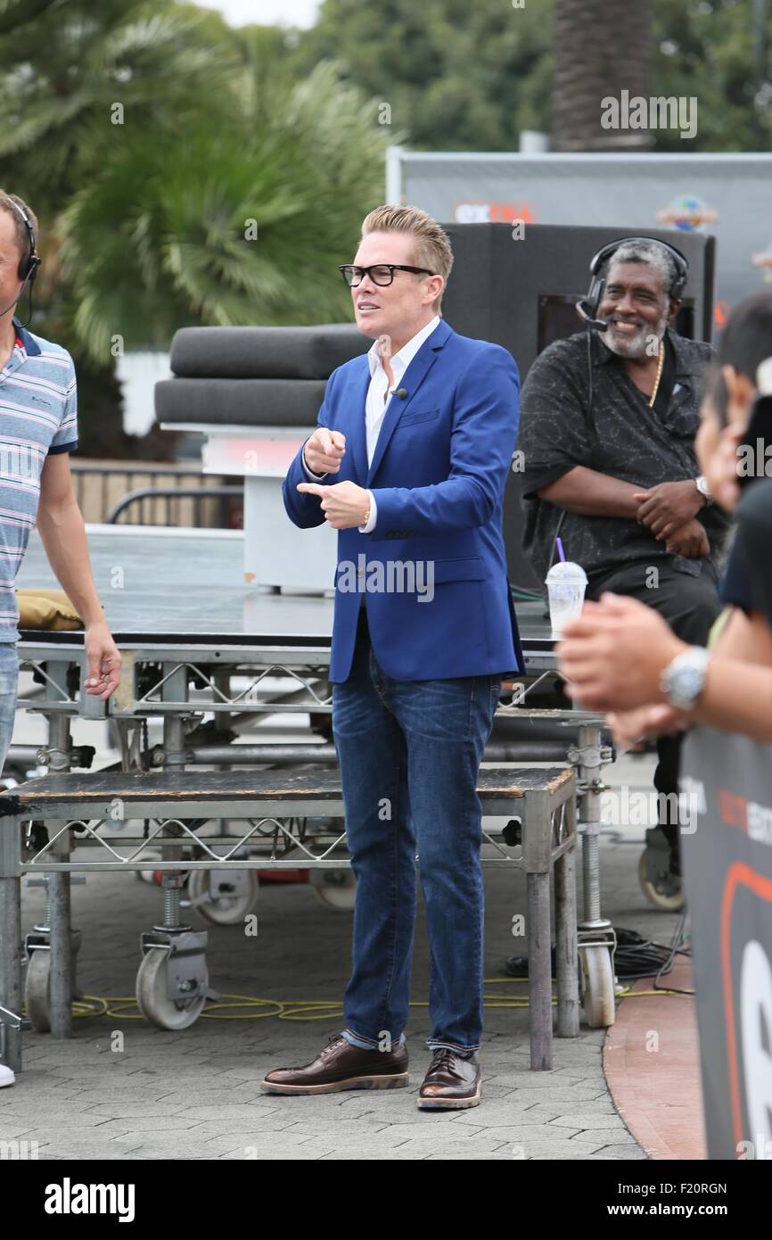 Mark McGrath seen at Universal studios where he was interviewed by ...