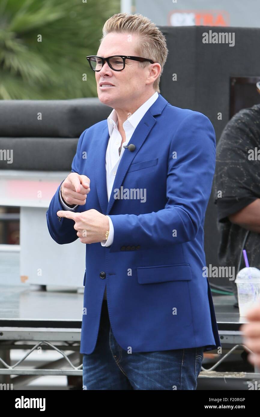 Mark McGrath seen at Universal studios where he was interviewed by ...