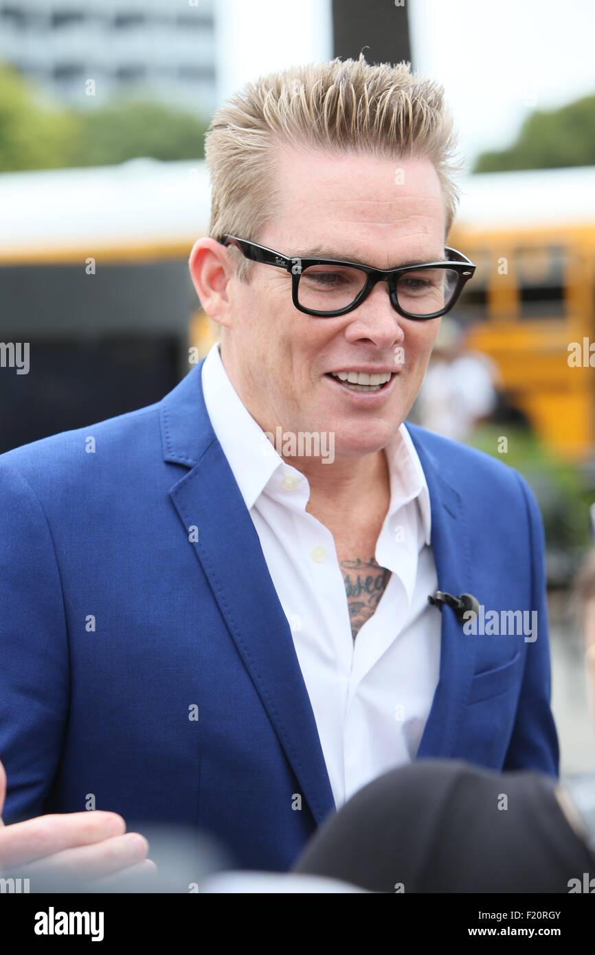 Mark McGrath seen at Universal studios where he was interviewed by ...