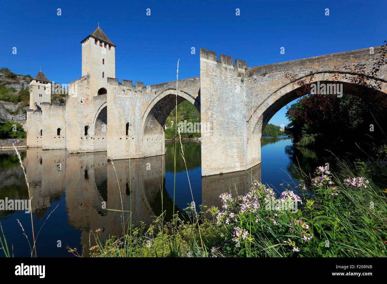 France, Lot, Bas Quercy, Cahors step on the Ways of Saint Jacques de ...