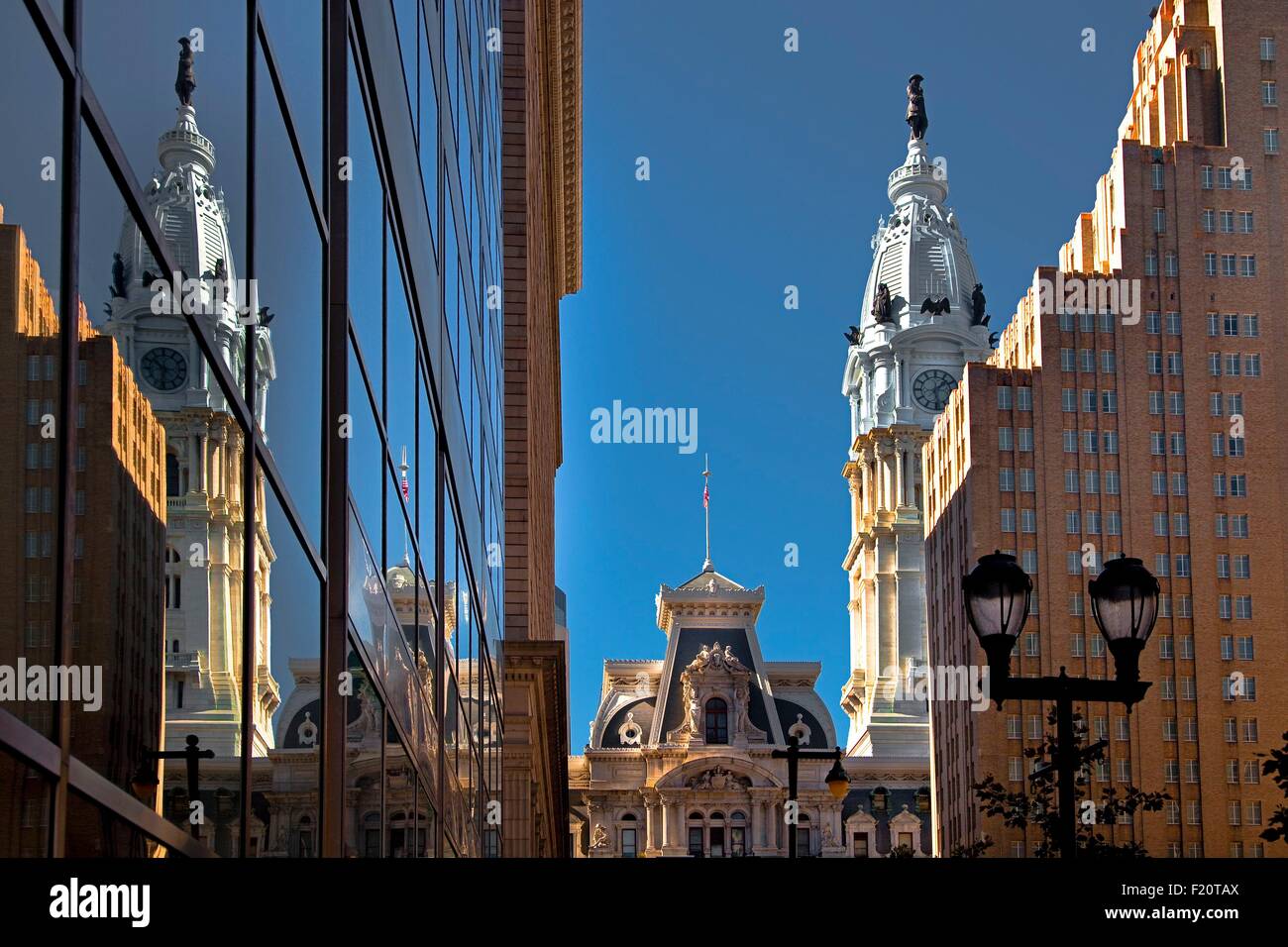United States, Pennsylvania, Philadelphia, Center City, City Hall ...