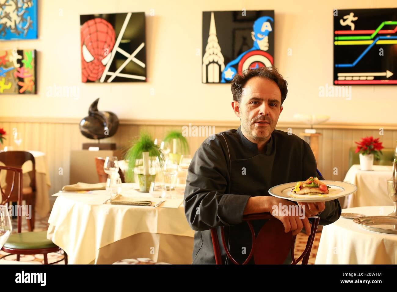 France, Vaucluse, Chateauneuf du Pape, La Mere Germaine, Chief David ...