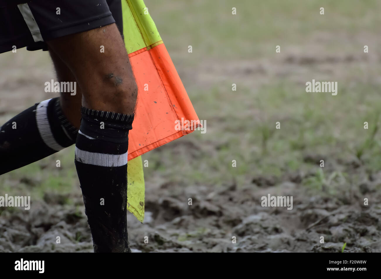 Soccer Assistant referee Stock Photo - Alamy