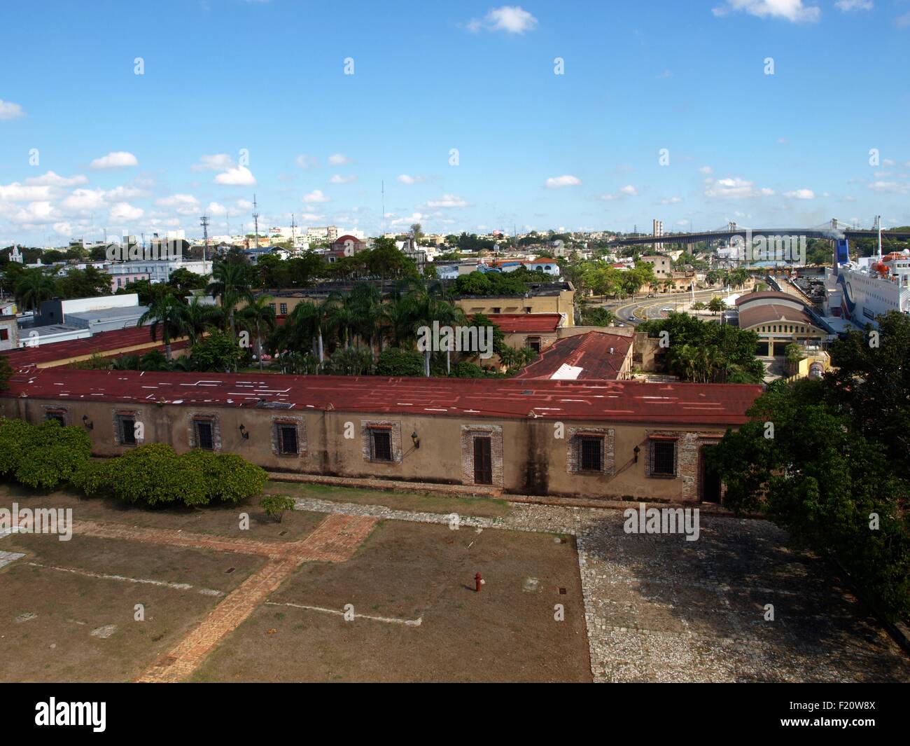 View of Santo Domingo from the Colonial Zone Stock Photo - Alamy