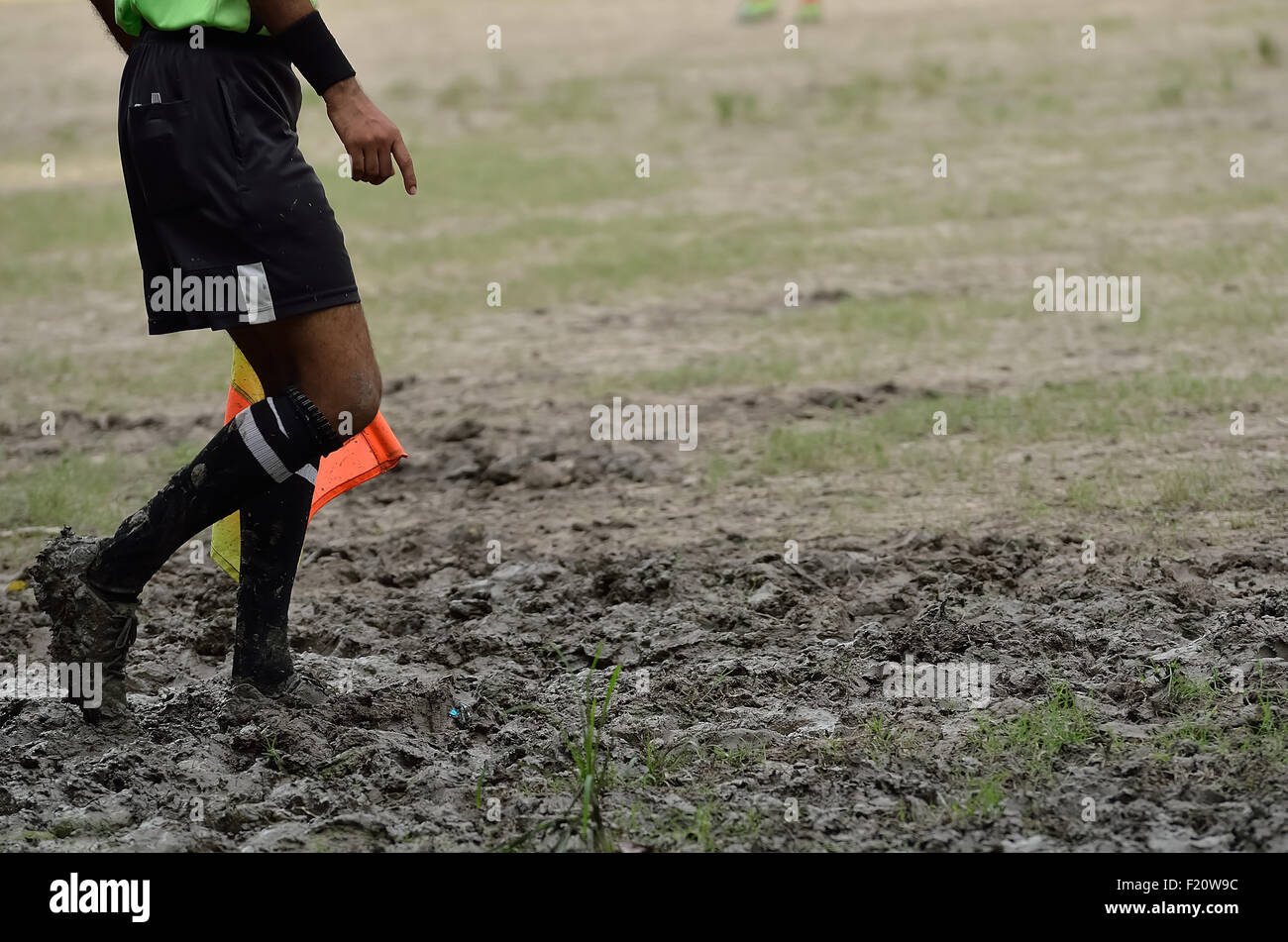 Soccer Assistant referee Stock Photo - Alamy