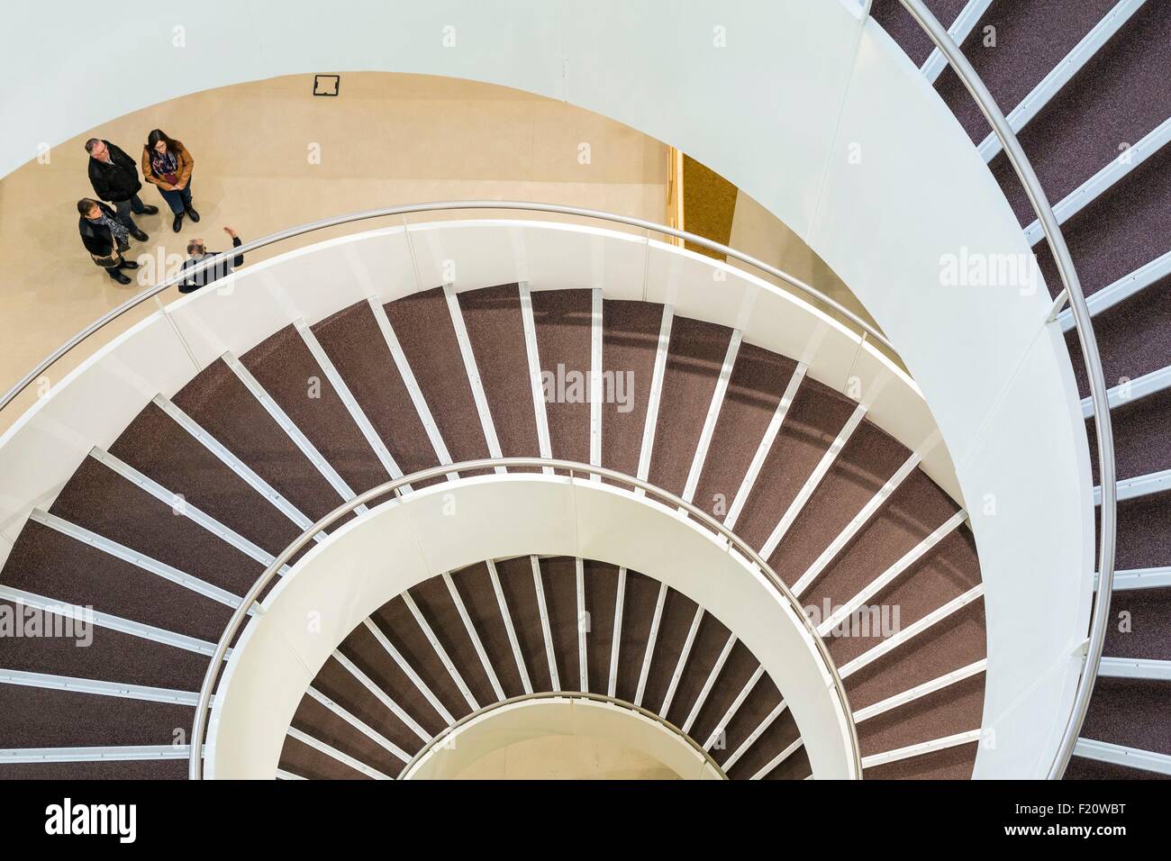 France, Seine Maritime, Le Havre, university library designed by the ...