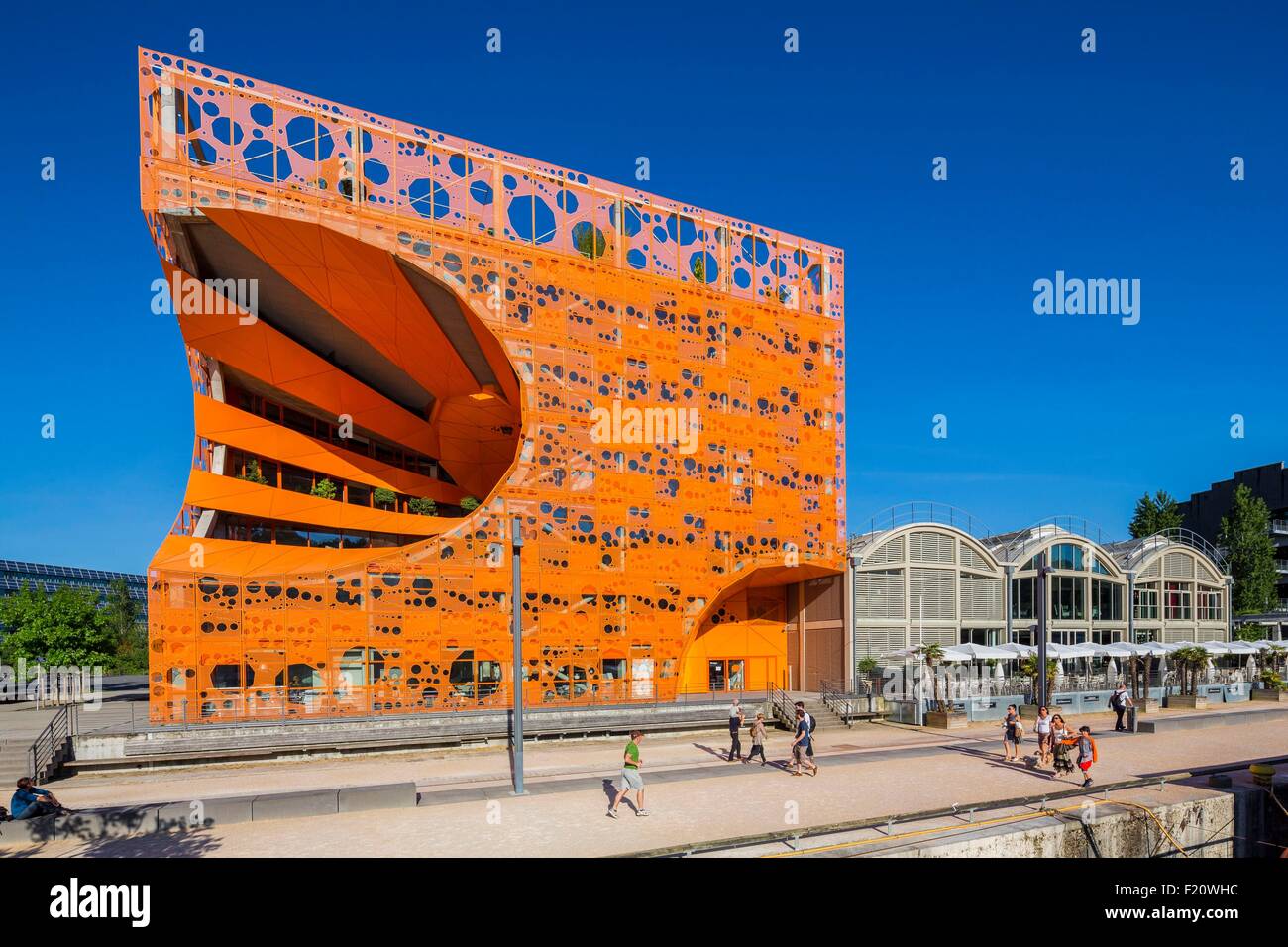 France, Rhone, Lyon, La Confluence district south of the Presqu'ile ...