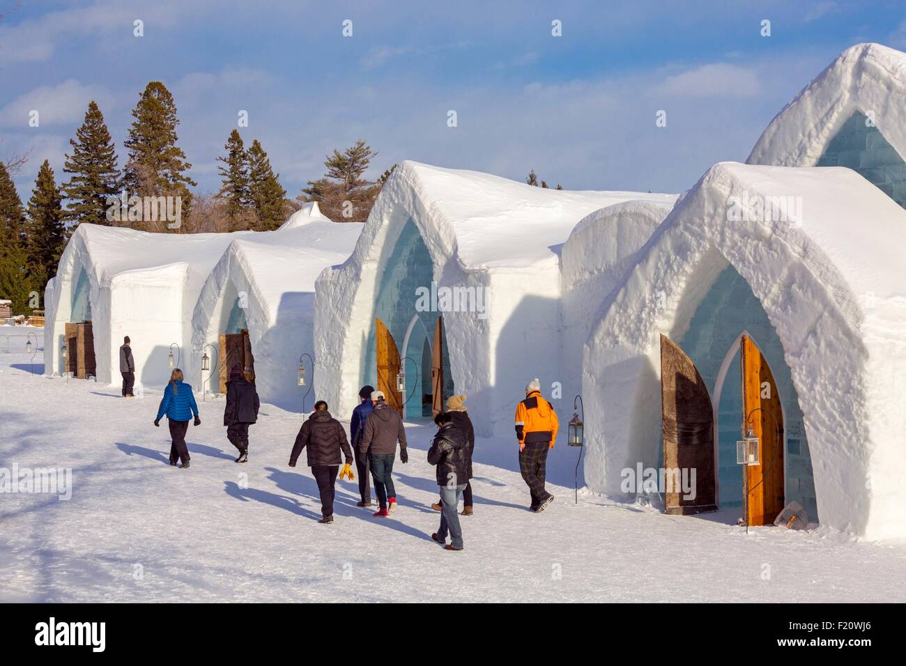 Ice hotel quebec, canada hi-res stock photography and images - Alamy