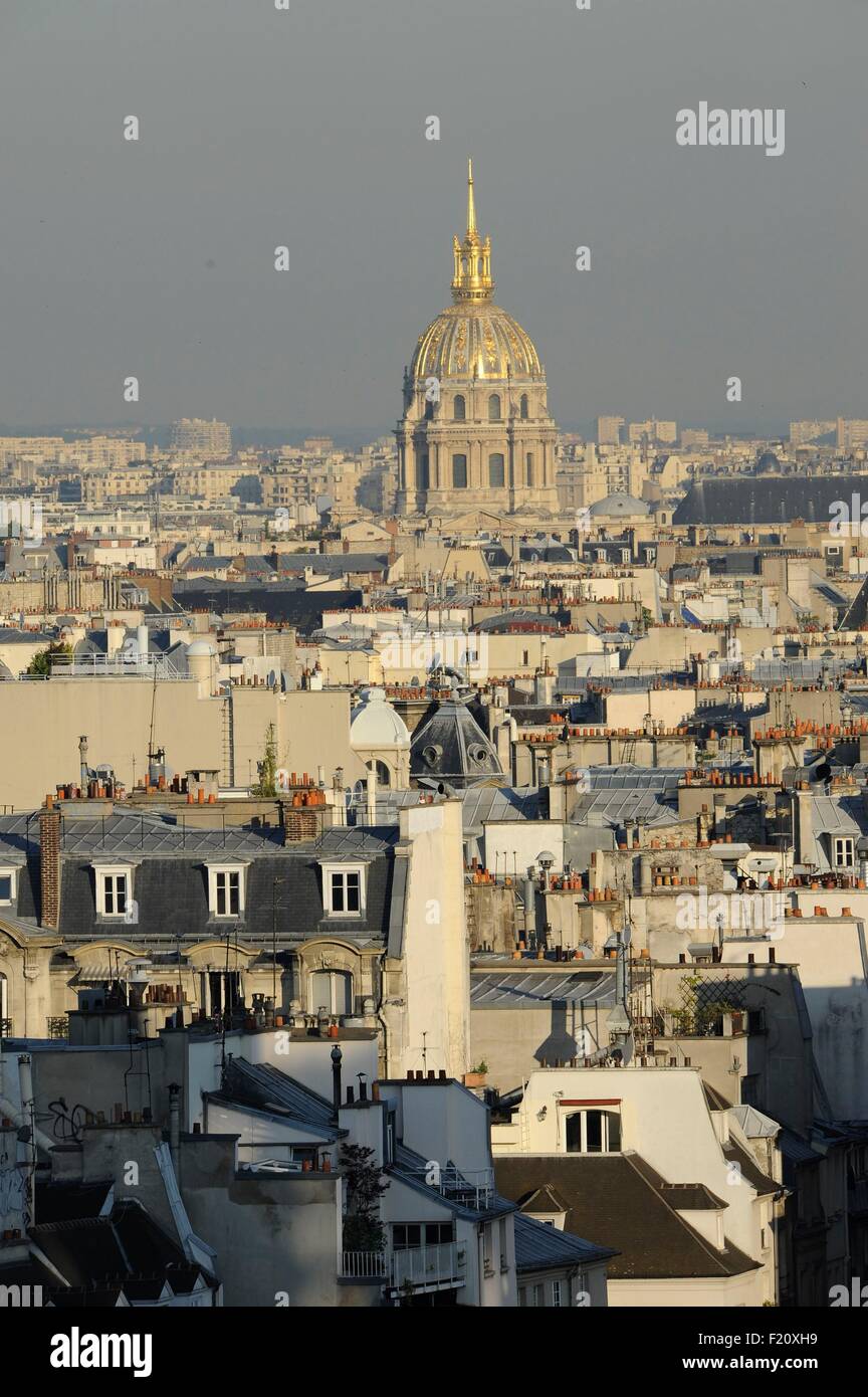 France, Paris, les invalides (aerial view Stock Photo - Alamy
