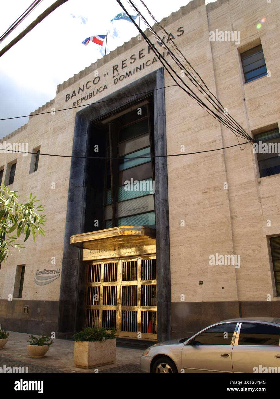 Banco de Reservas founded by Trujillo in 1941 Stock Photo - Alamy