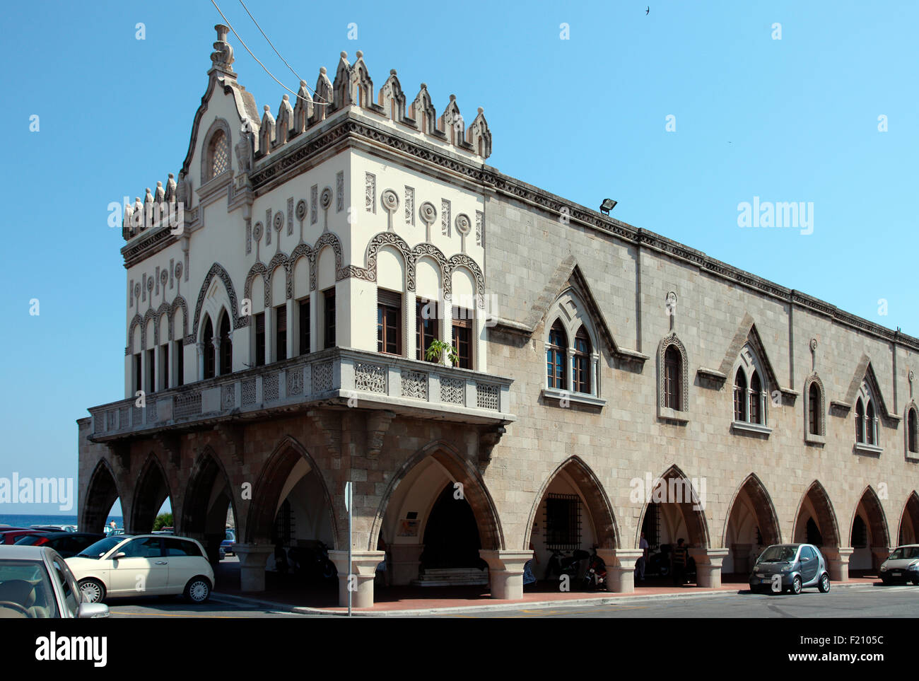 The Perfectur, Government building Rhodes Stock Photo - Alamy