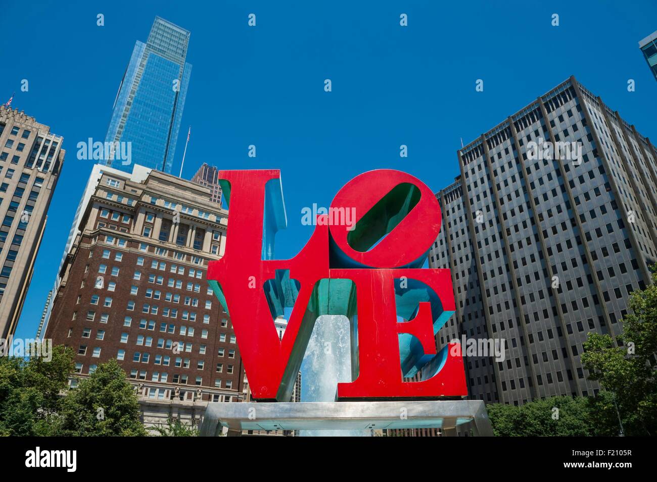 United States, Pennsylvania, Philadelphia, John F. Kennedy Plaza, Love ...