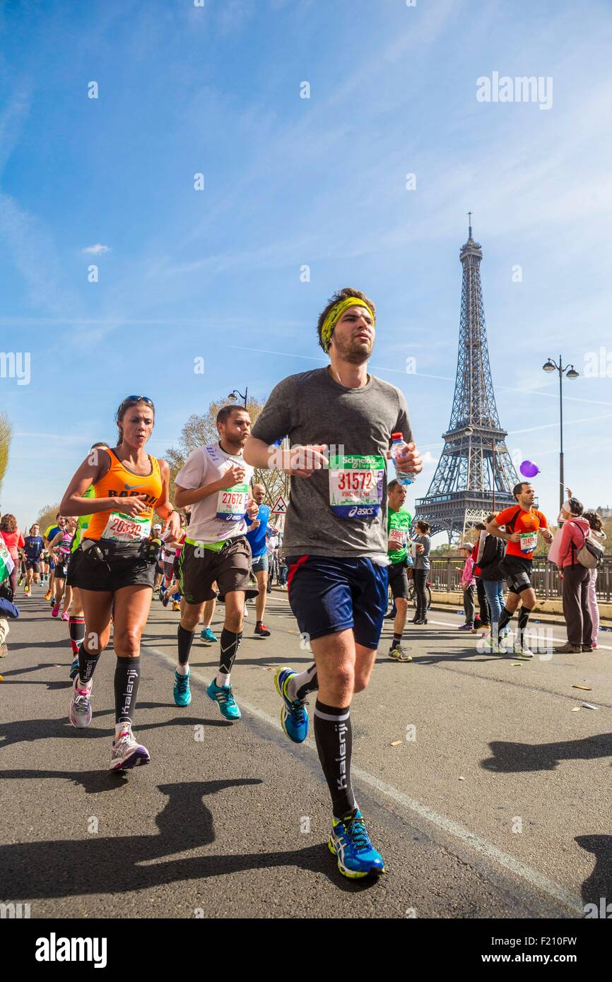 France, Paris, Paris Marathon Stock Photo - Alamy