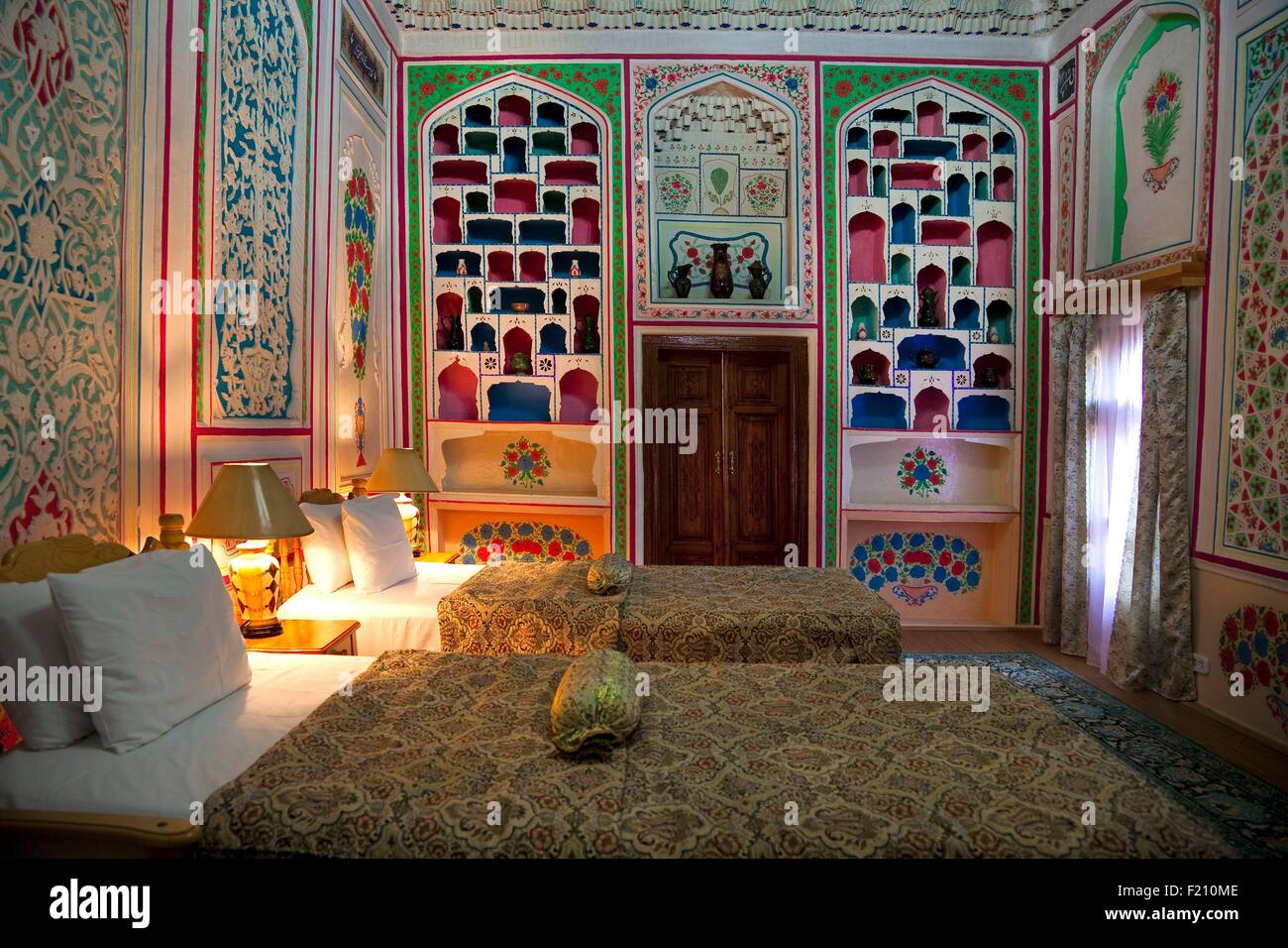Uzbekistan, Bukhara, Sasha Hotel, listed as World Heritage by UNESCO ...