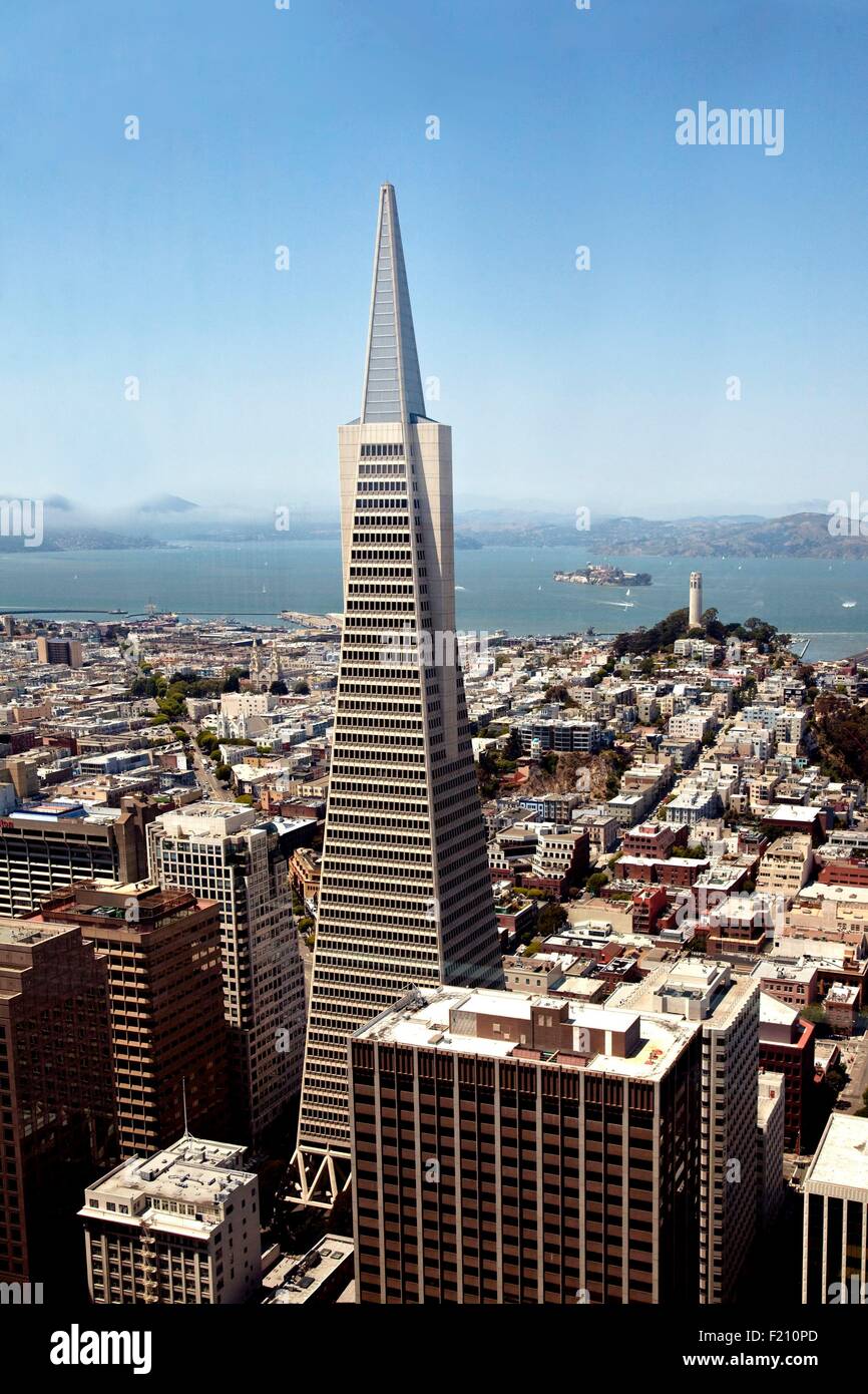United States, California, San Francisco, Transamerica Building The ...
