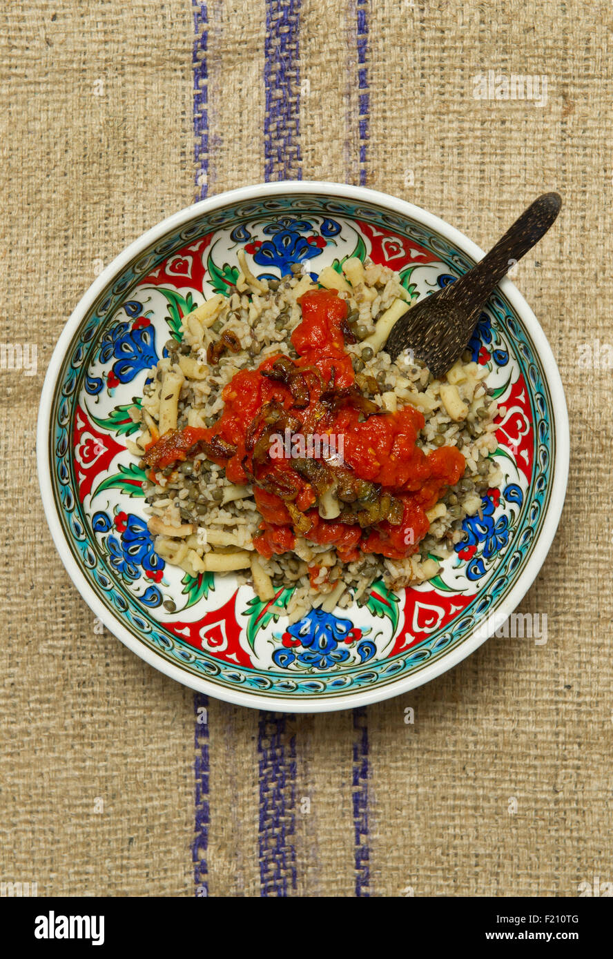 Koshari egyptian street food made hi-res stock photography and images ...