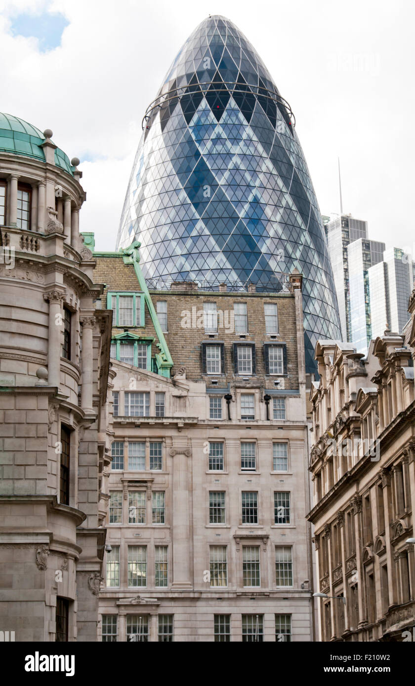 30 St Mary Axe, The Gherkin, London England Great Britain Stock Photo ...