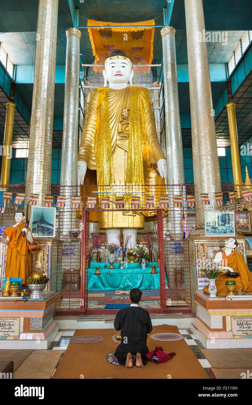 Myanmar (Burma), Shan state, Taunggyi, Yu Daw Mu pagoda, Buddha Stock ...