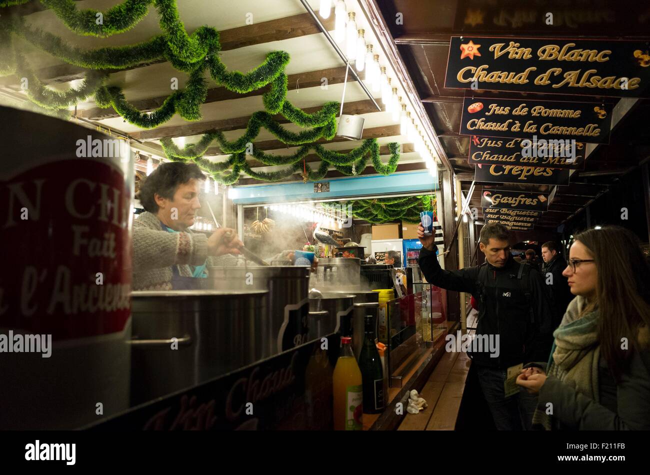 France, Bas Rhin, Strasbourg, Christmas market ChriskindelsmΣrik is a ...
