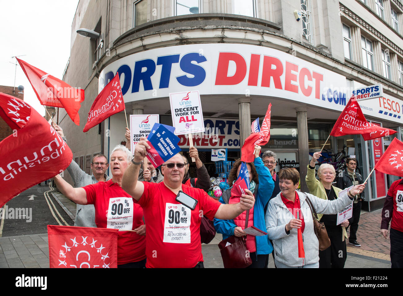 Derby day protest hi-res stock photography and images - Alamy