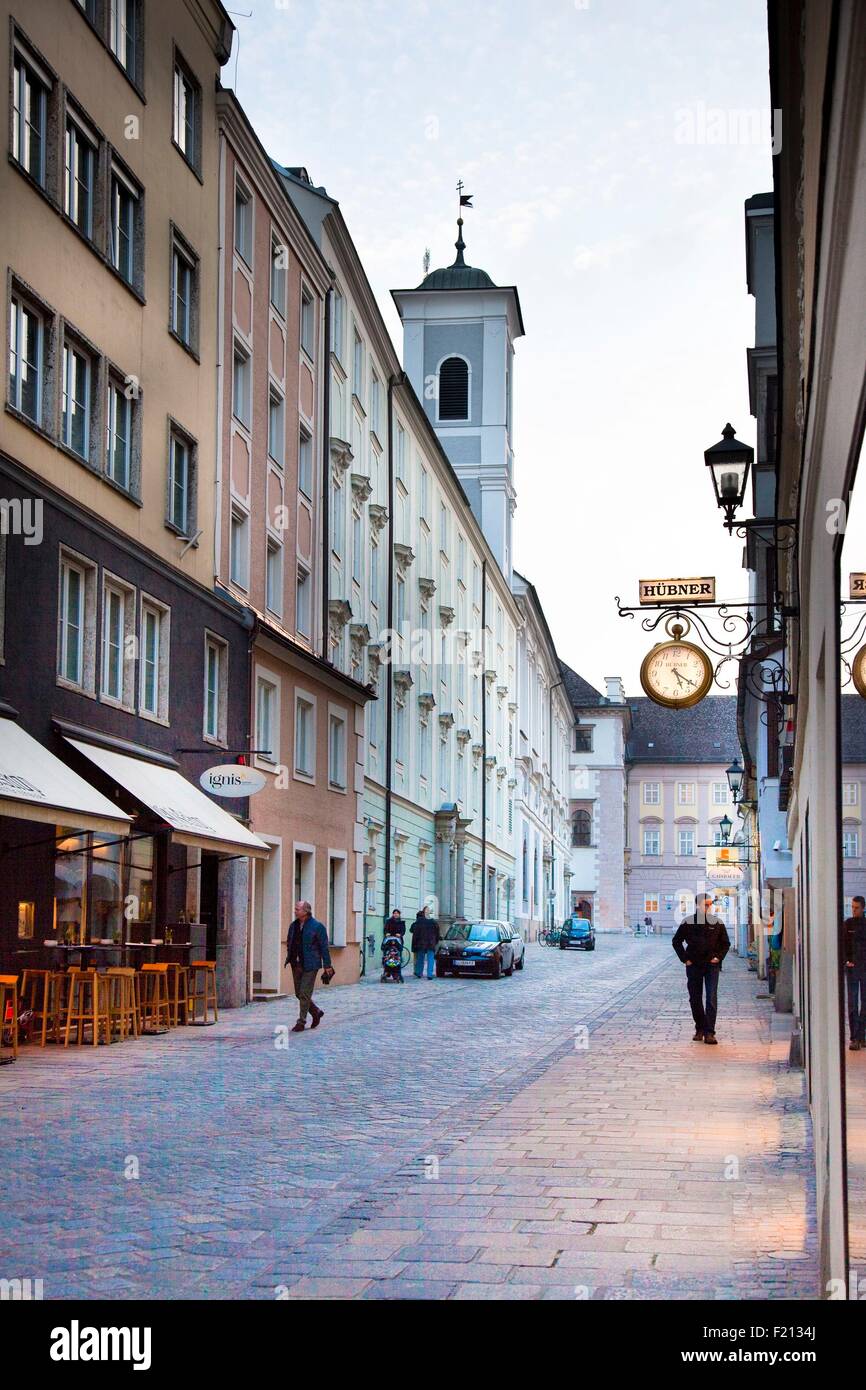 Austria, Upper Austria, Linz, Kloisterstadt street Stock Photo - Alamy