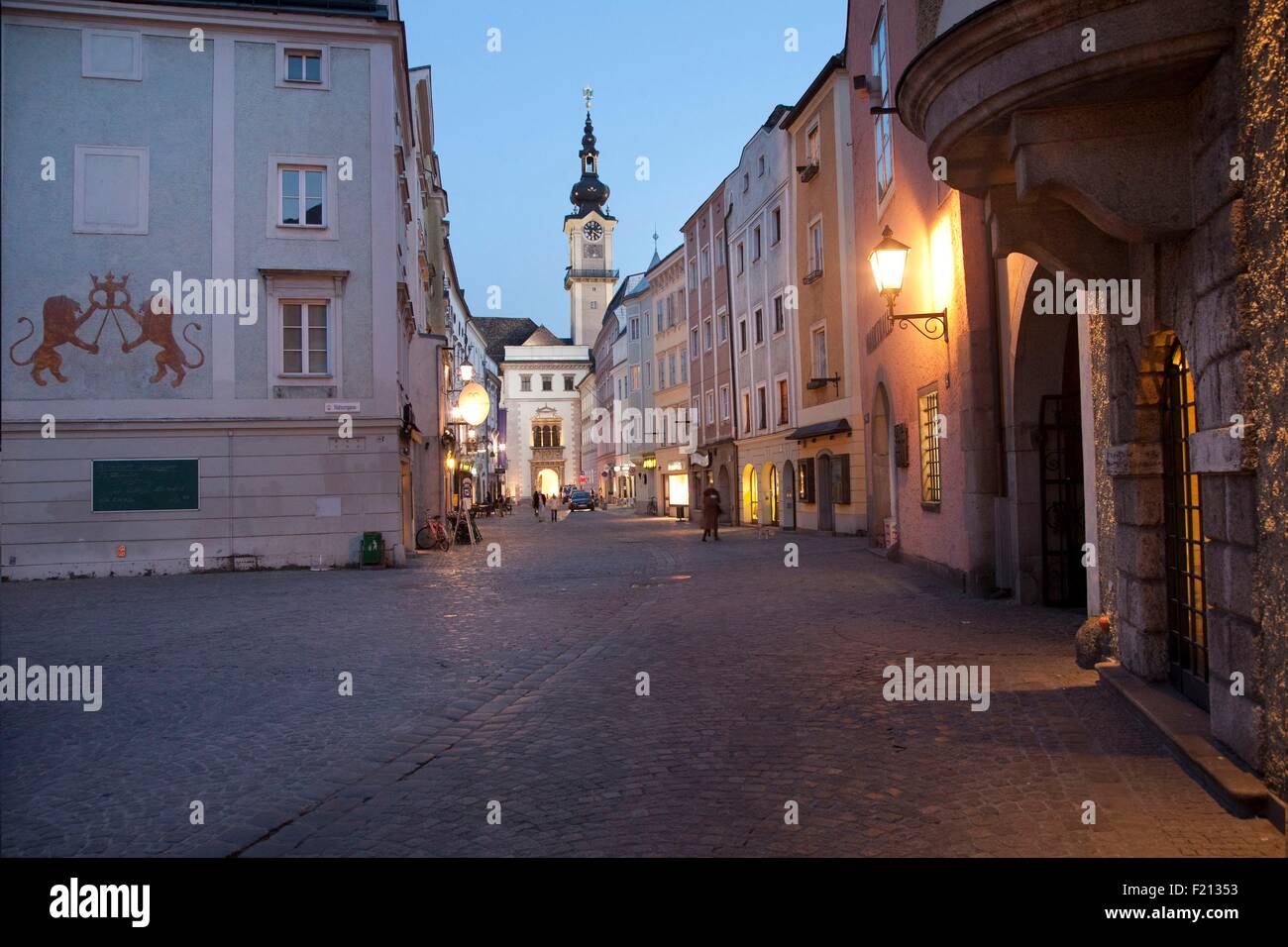 Austria, Upper Austria, Linz, Landhaus, the seat of the Upper Austrian ...