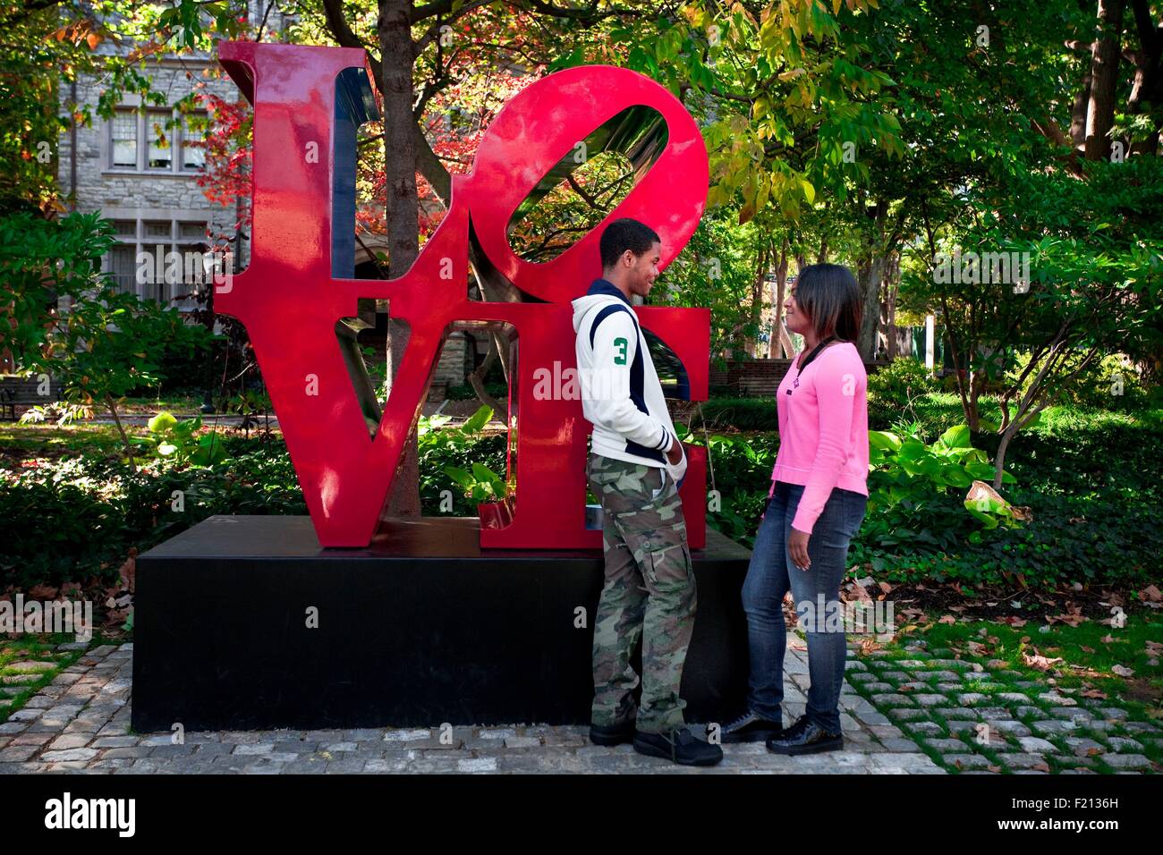 United States, Pennsylvania, Philadelphia, University City, Love ...