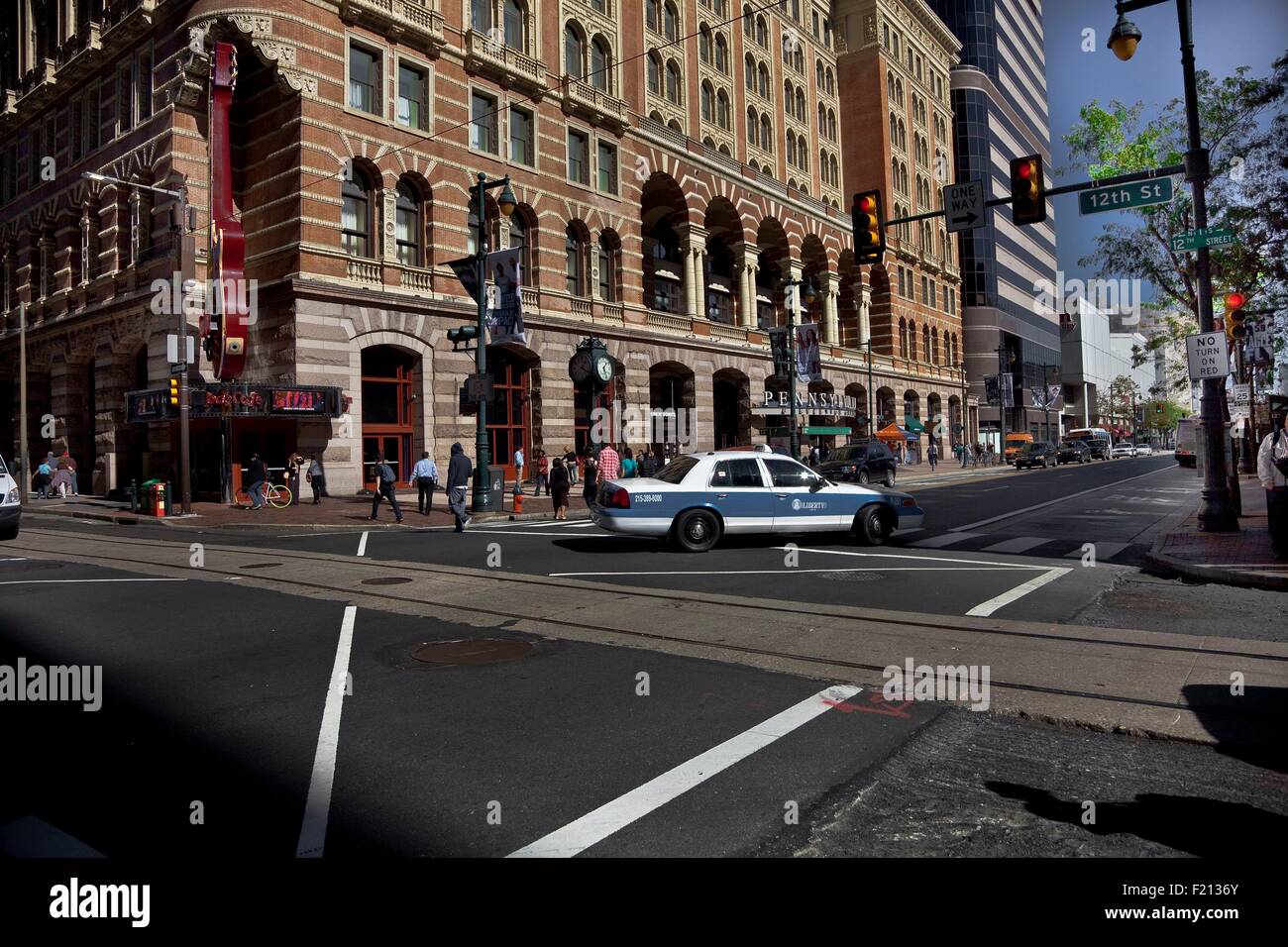 United States, Pennsylvania, Philadelphia, Center City Market Street ...
