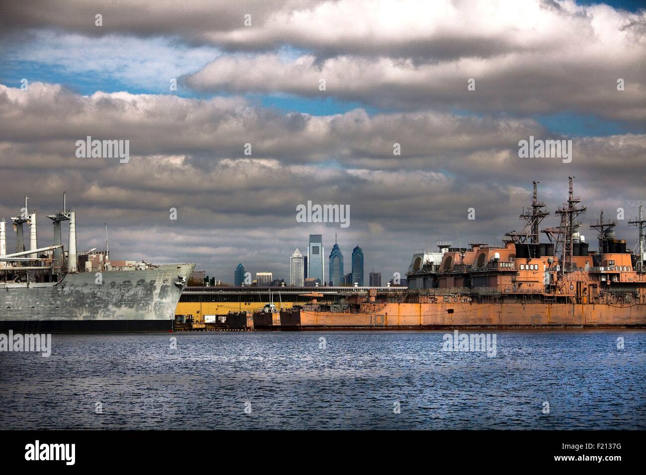 United States, Pennsylvania, Philadelphia, Philadelphia Navy Yard ...