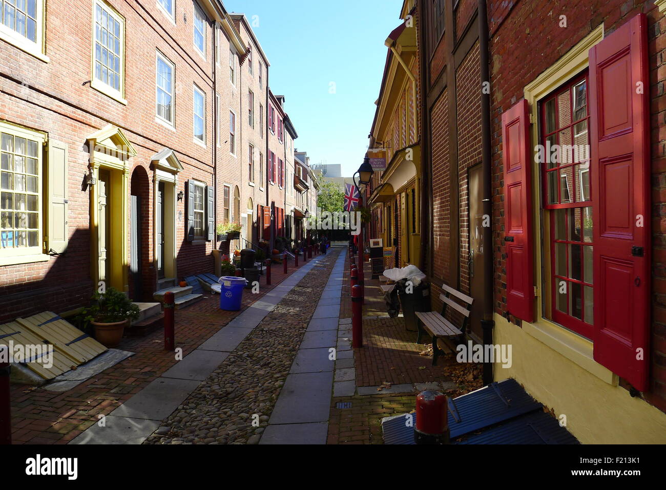 Elfreth's Alley - Philadelphia Stock Photo - Alamy