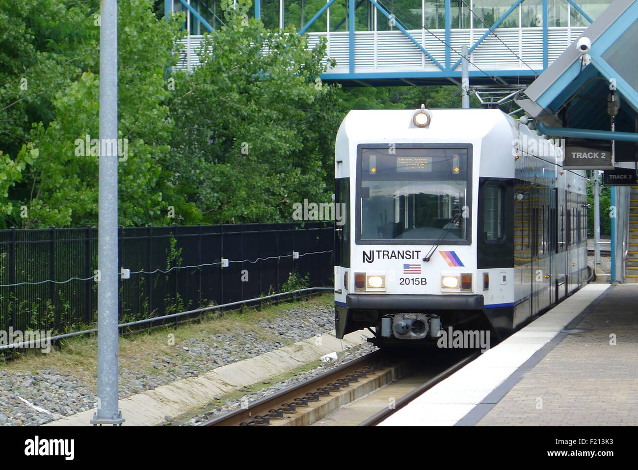 NJ Transit LRT Stock Photo - Alamy