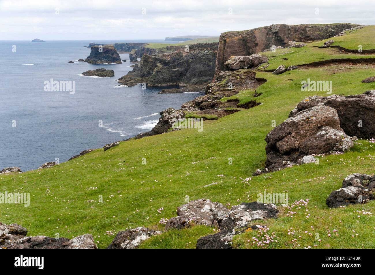United Kingdom, Scotland, Shetland islands, north of Mainland island ...