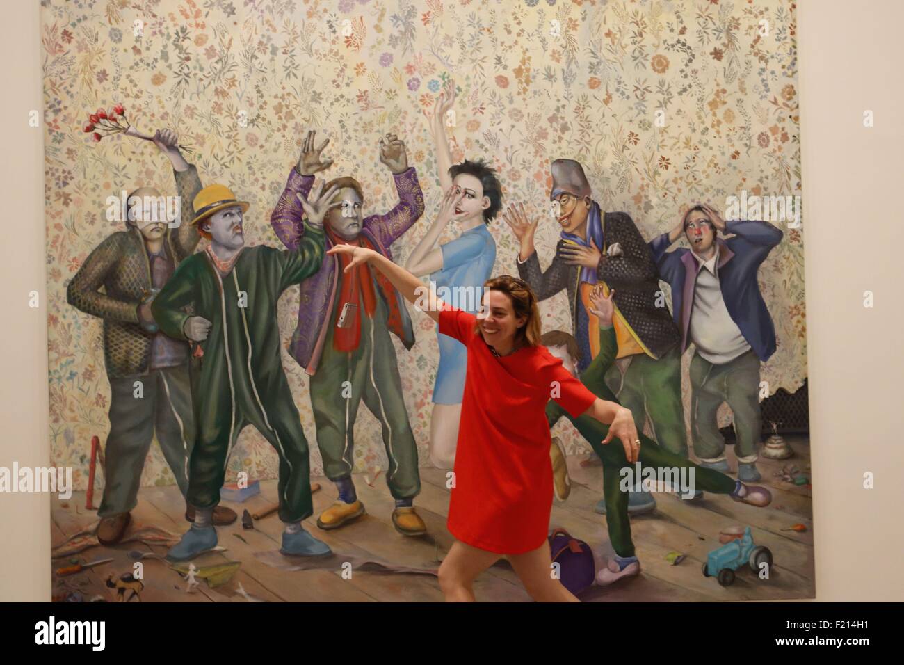 Italy, Venice, french artist Martial Raysse exhibition at Palazzo ...