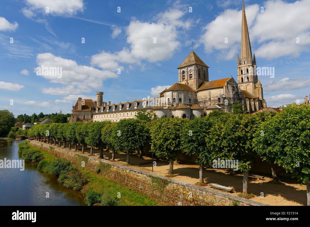 Abbey saint savin sur gartempe vienne hi-res stock photography and ...