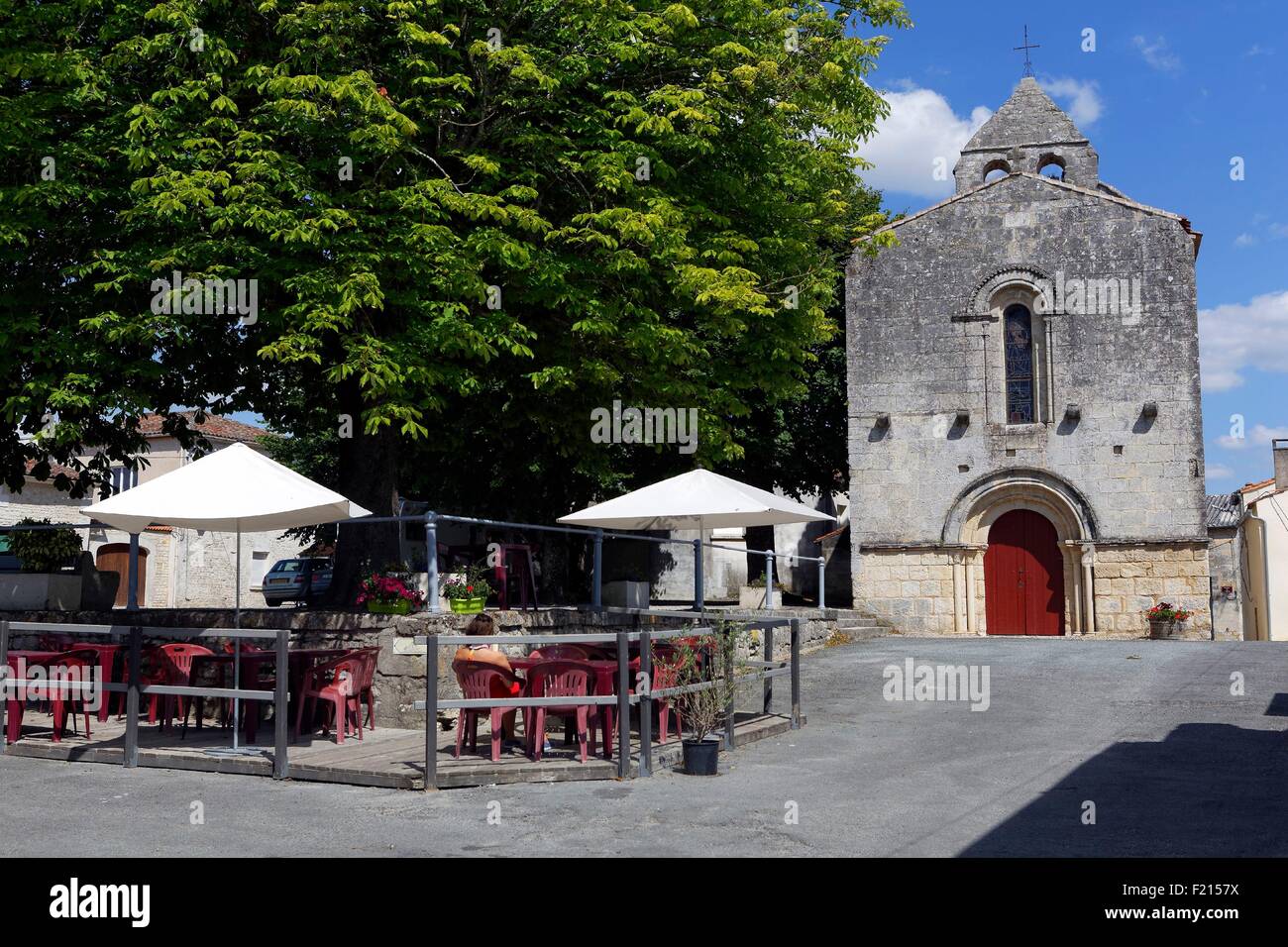France, Charente, Saint Simon, parish church of St Sigismund, 12th and ...