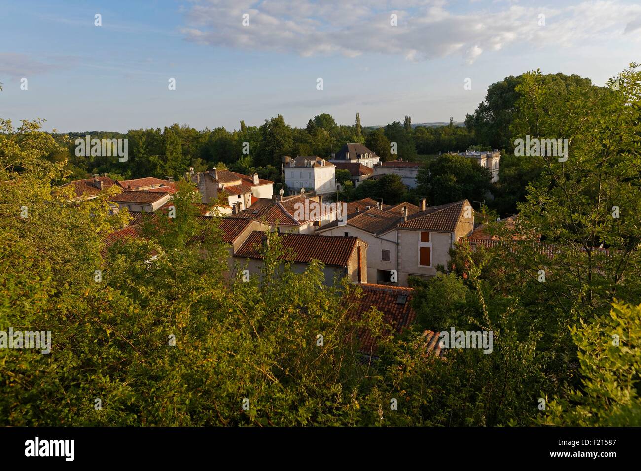 France, Charente, Montignac, overview Stock Photo - Alamy
