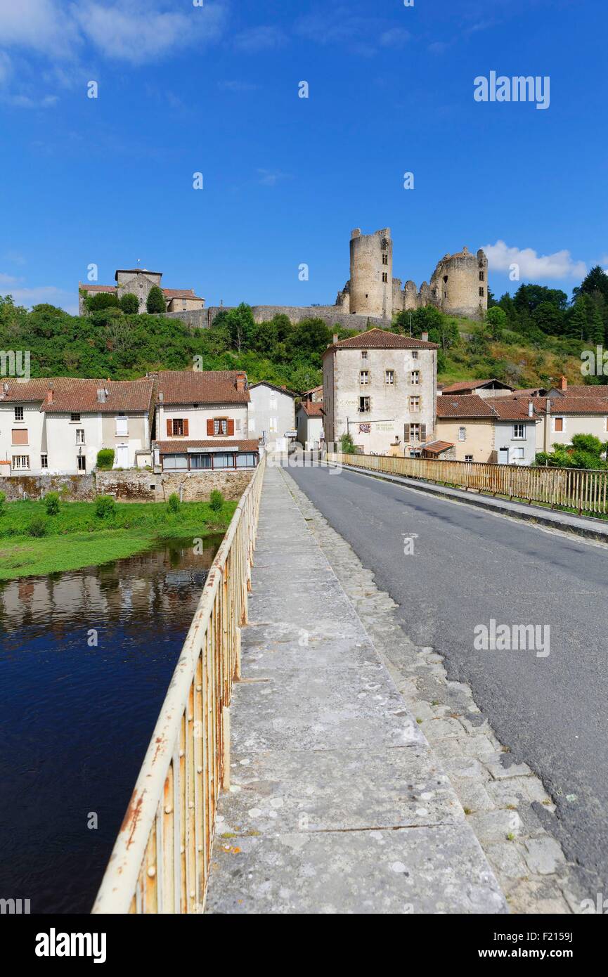 Saint germain de confolens castle hi-res stock photography and images ...