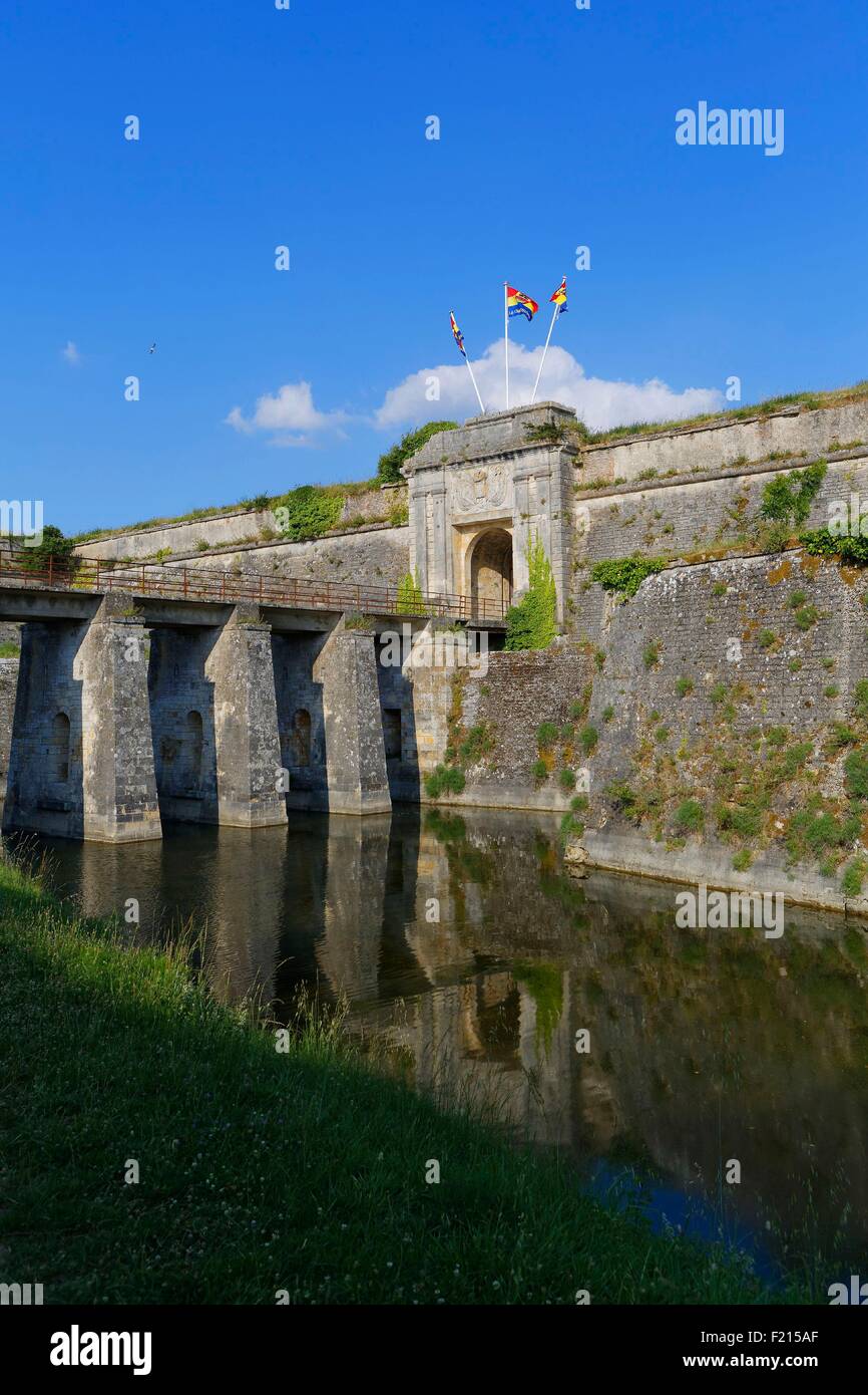 France, Charente Maritime, Le Chateau d'Oleron, the Citadel, military ...