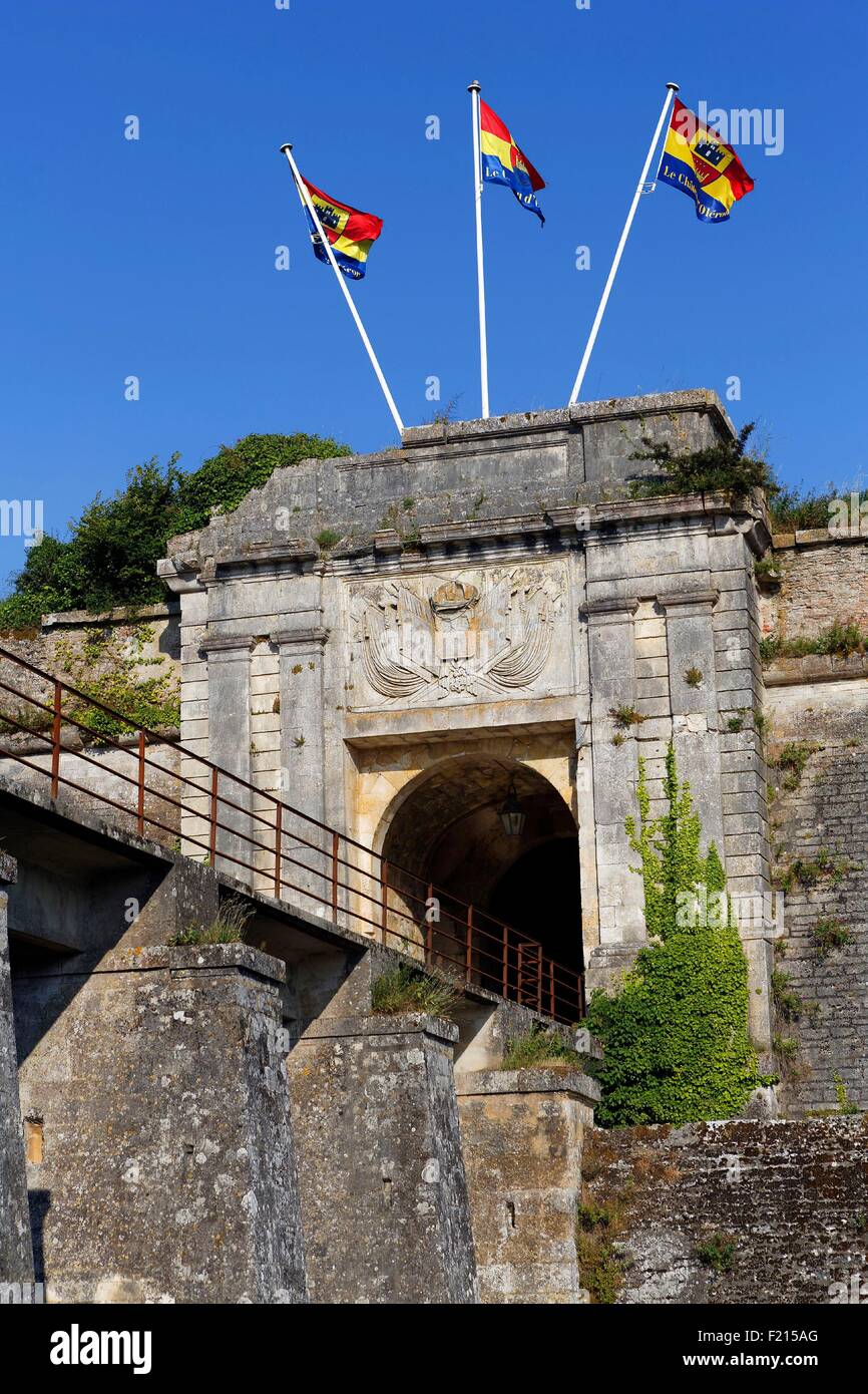 France, Charente Maritime, Le Chateau d'Oleron, the Citadel, military ...