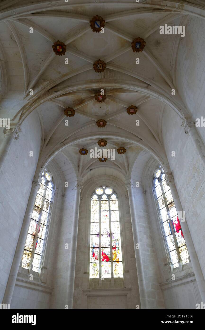 France, Charente, La Rochefoucauld, Castle of La Rochefoucauld, the ...