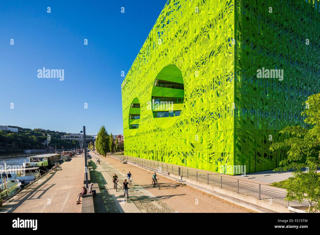 France, Rhone, Lyon, La Confluence district south of the Presqu'ile ...