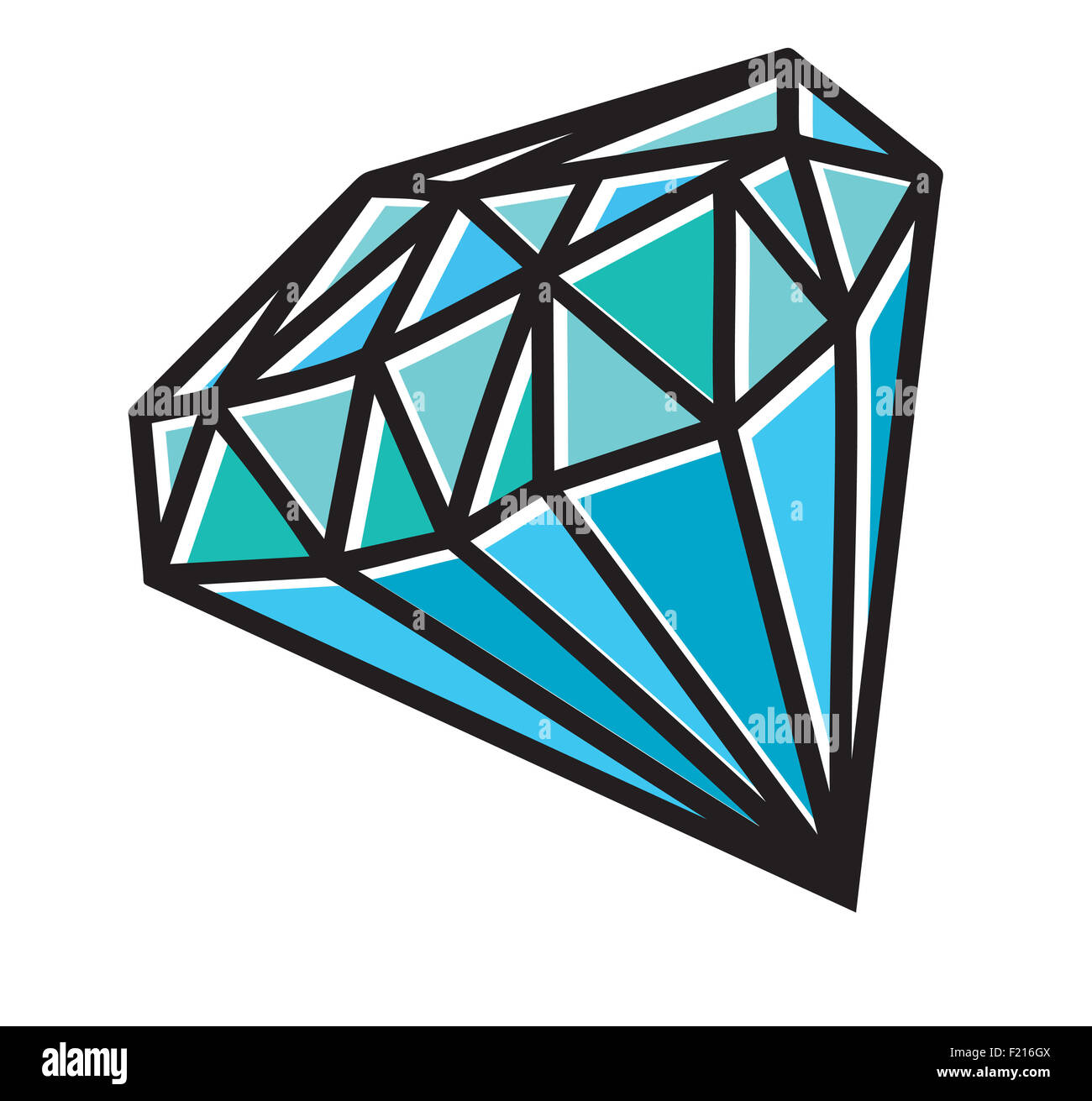 Vector illustrations of the diamond Stock Photo - Alamy