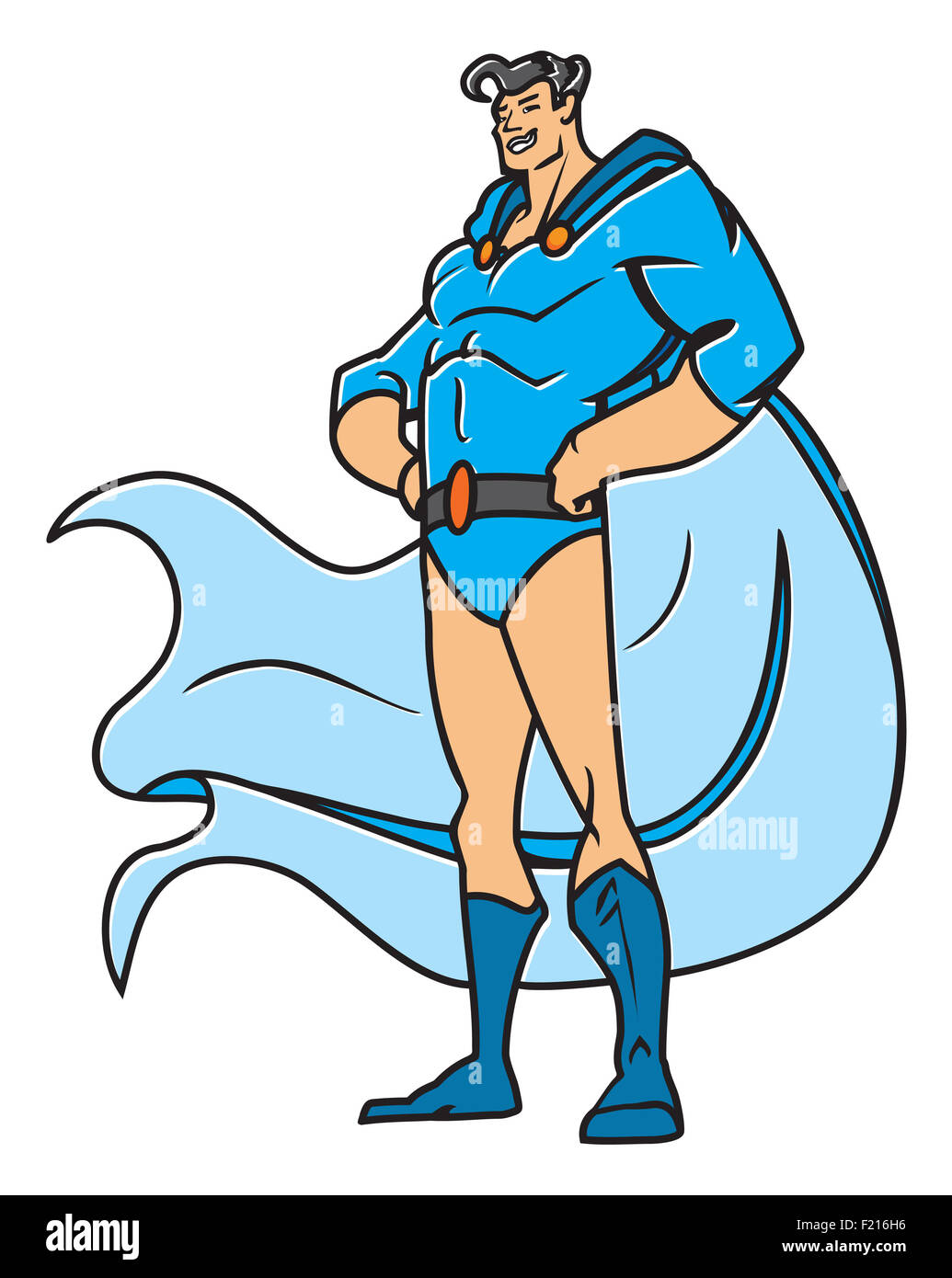 Vector illustrations of the hero Stock Photo - Alamy