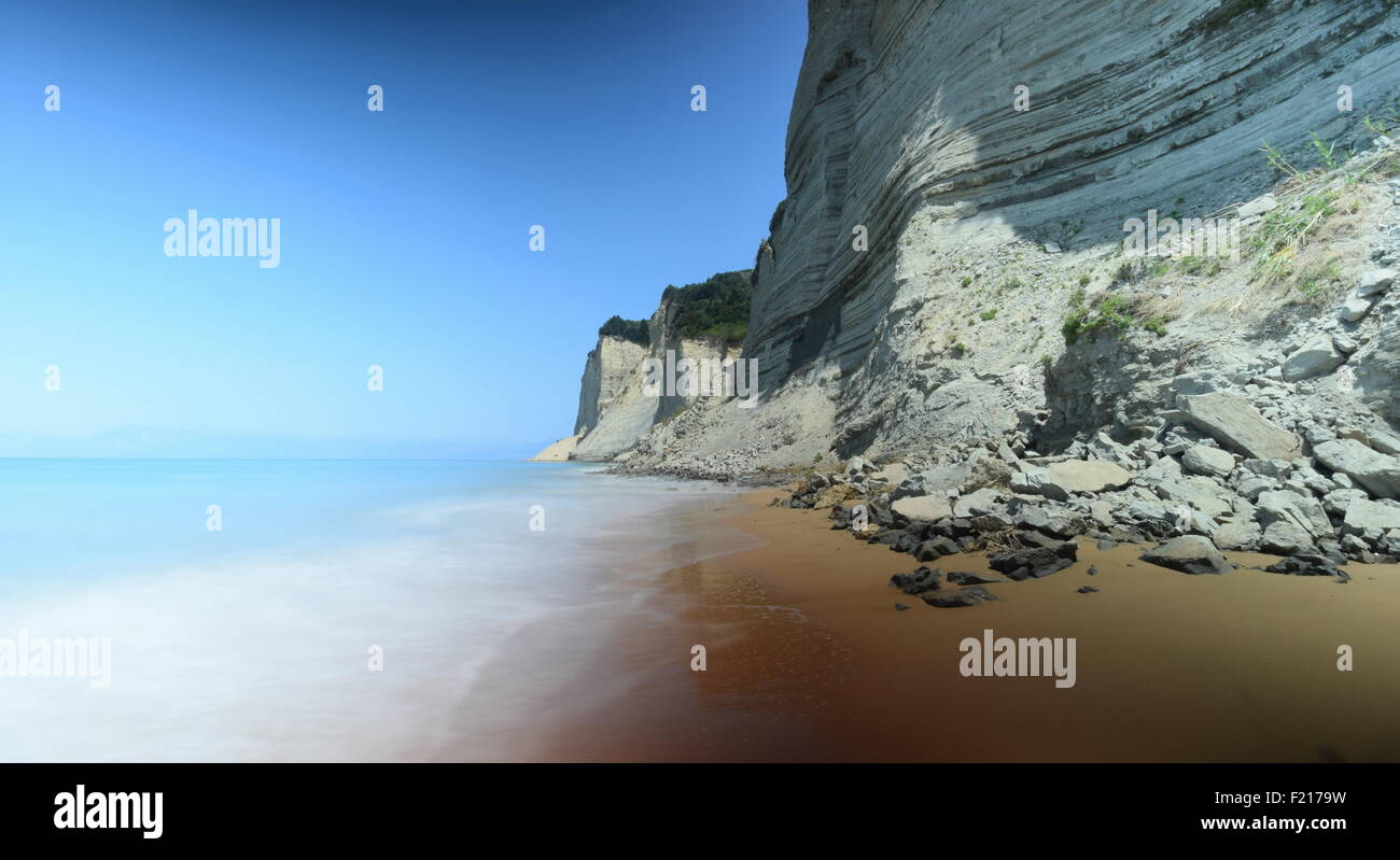 The end of the Beach Stock Photo - Alamy