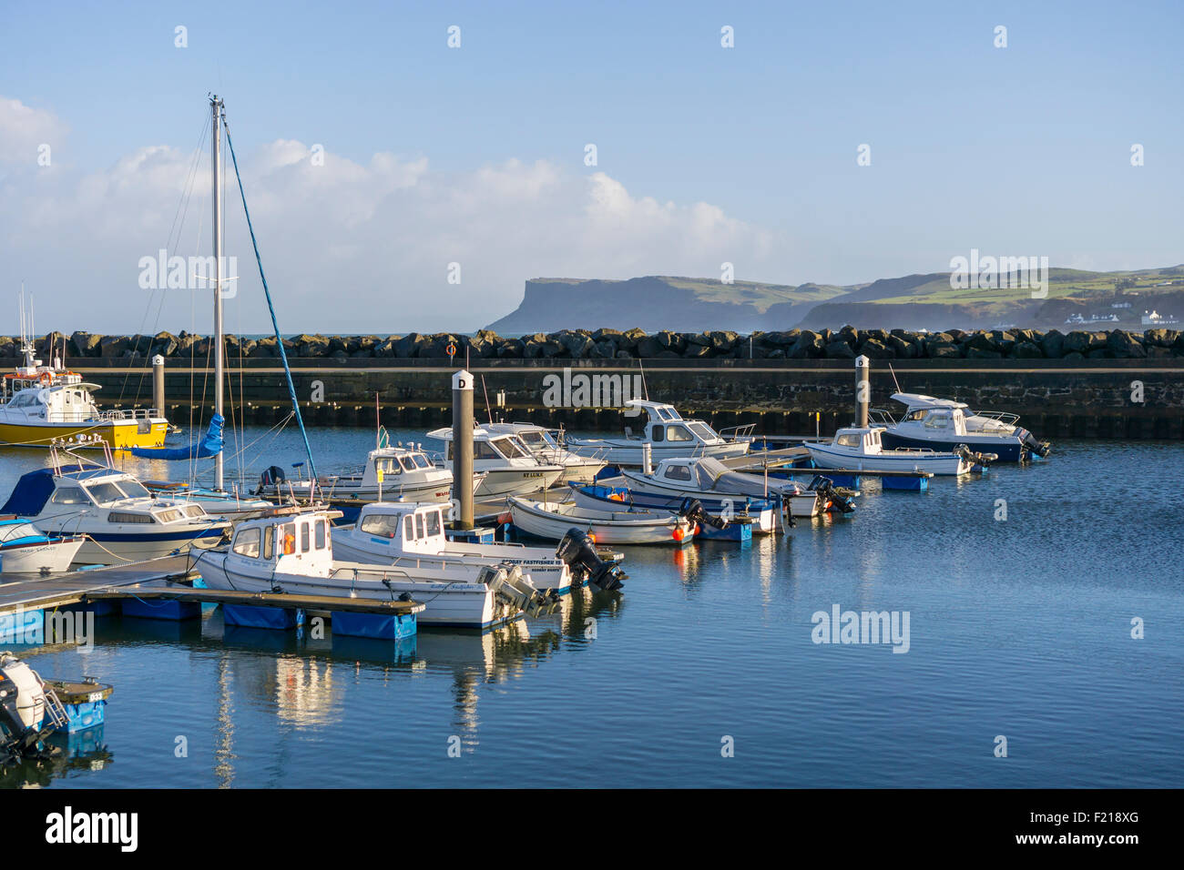 Ballycastle Marina, Northern Ireland Stock Photo - Alamy